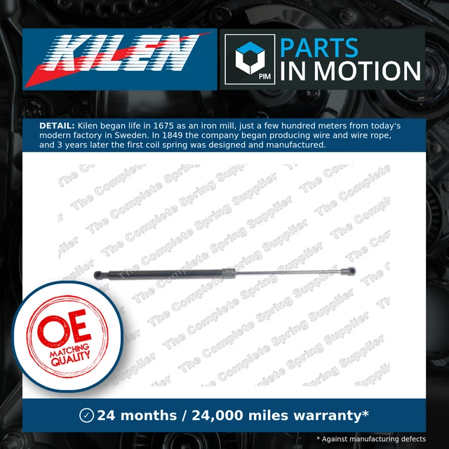 BOOT GAS STRUT fits CITROEN C3 Mk3 VTi 1.6 2017 on NFP(EC5) Spring Lift ...