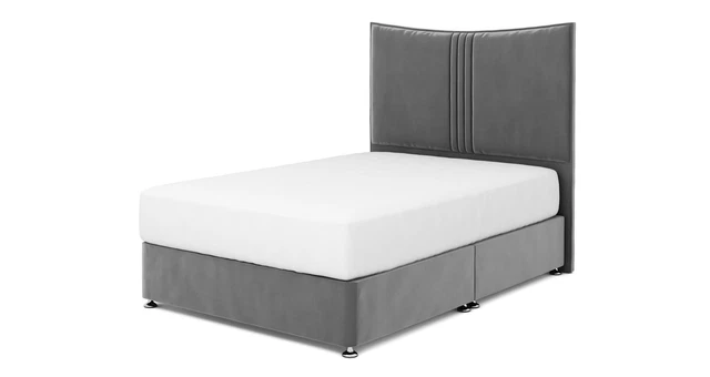 DFS LORIA NYLA Steel Velvet Double Bedframe RRP £449 £224.99 - PicClick UK