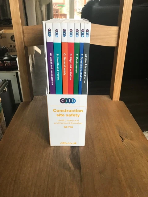 CONSTRUCTION SITE SAFETY Ge700 Citb Boxed Set Of Books £26.00 - PicClick UK