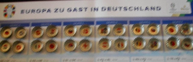 BITBURGER UEFA EURO EM 2024 Kronkorken-Komplettsatz (24) , ohne ...