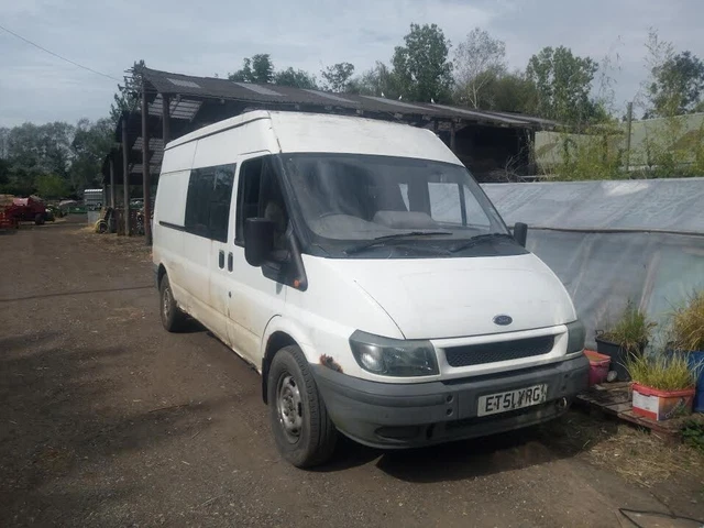 FORD TRANSIT CUSTOM 2001 Twin Side Doors with Windows 7 Seats ...