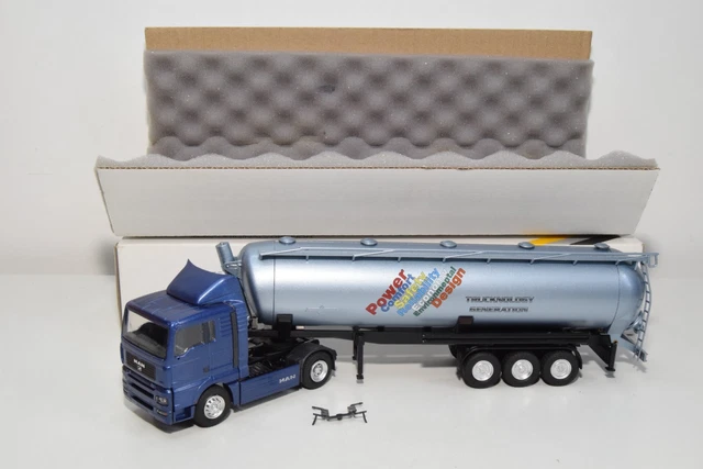 B71 1:50 CONRAD Man Truck With Trailer Silo Vrac Tanker Promo Werbe ...