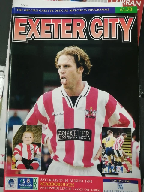 EXETER CITY HOME programmes x 21 - 1998/1999 £4.20 - PicClick UK