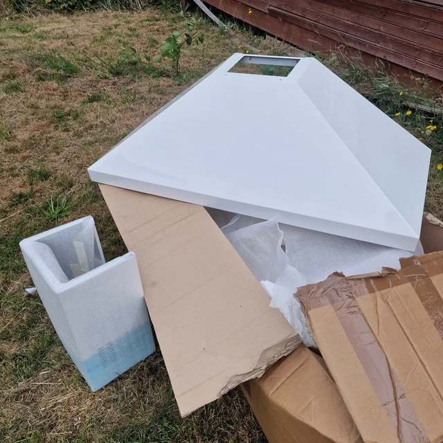 ELICA COOKER HOOD Canopy Brand New Ex Display White 110 Cm Wide £104.79 ...