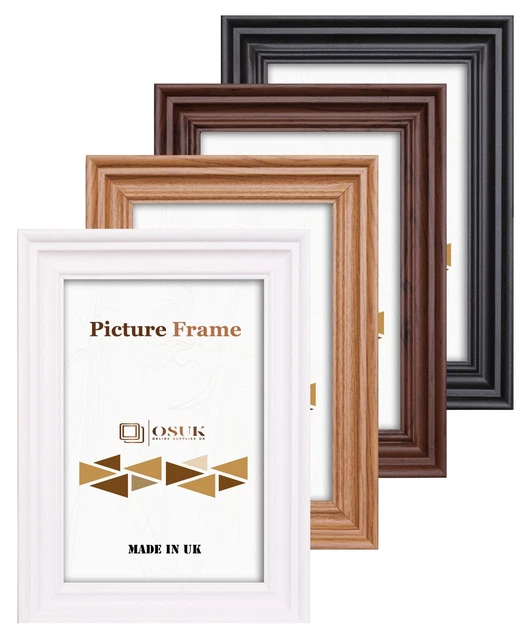 PHOTO PICTURE FRAME Maxi Poster Size Frames Swept Black Oak White A1 A2 A3 A4 A5 £7.89 - PicClick UK