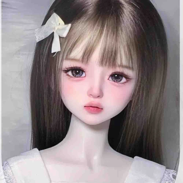 14 Bjd Doll Sd Resin Joint Eyes Face Makeup Girl Female Bare Doll Birthday T £9671