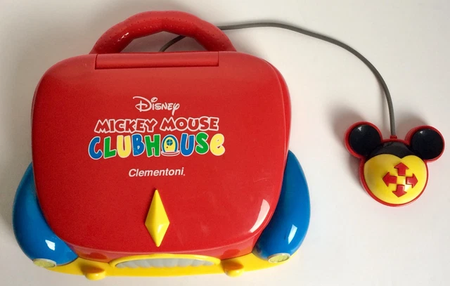 DISNEY MICKEY MOUSE Clubhouse Kids Laptop Learning Computer Toy Game ...