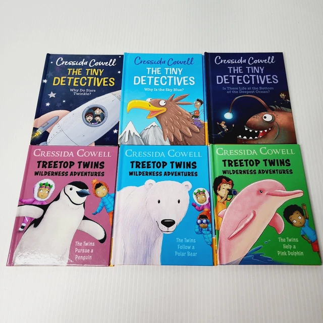 CRESSIDA COWELL THE Tiny Detectives Treetop Twins Bundle Lot McDonalds ...