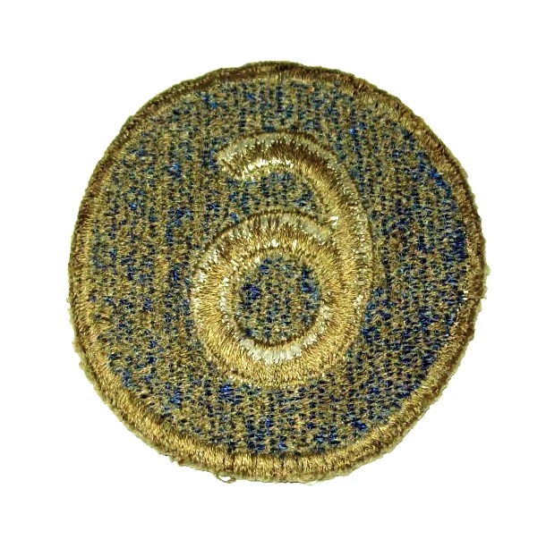 ORIGINAL GREENBACK WW2 6th ARMY CORPS OD BORDER PATCH OFF UNIFORM £9.05 ...