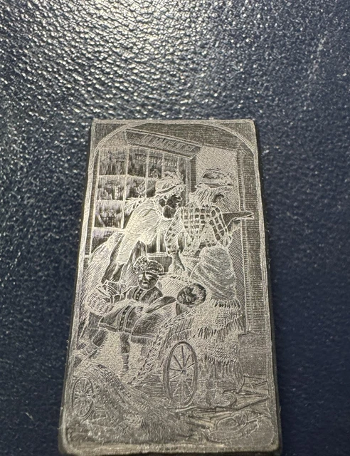ANTIQUE ENGRAVED WOODEN Printing Block Dated £104.70 - PicClick UK