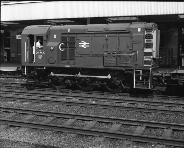 ORGINAL MEDIUM FORMAT Negative British Railway Br - Class 08745 ...