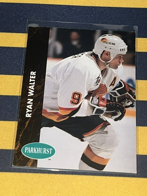 1991-92 PARKHURST CANUCKS carte de hockey #401 Ryan Walter EUR 1,78 ...