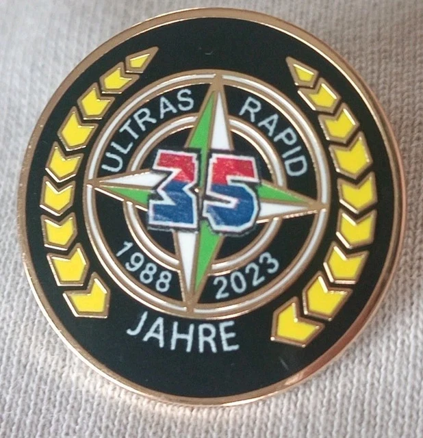 SPILLA PINS DISTINTIVO Stemma Simbolo Badge Logo Club Ultras Rapid Wien ...