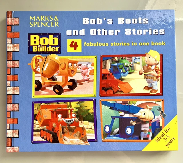 BOB THE BUILDER Book (Bobs boots and other stories) 4 fabulous stories ...