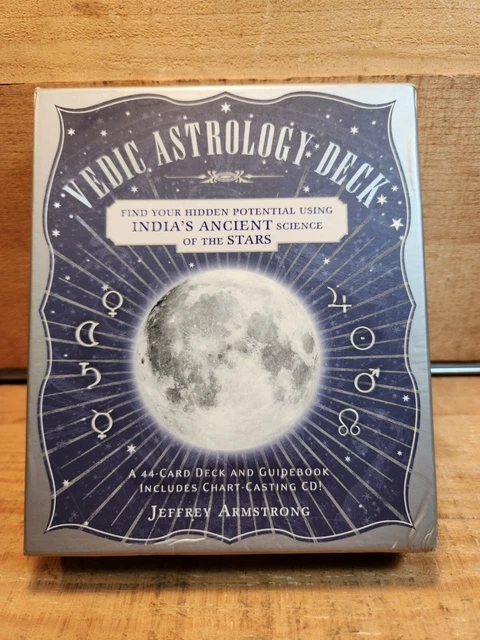 VEDIC ASTROLOGY DECK Tarot 44 Card Deck Complete Jeffrey Armstrong Bx1g ...