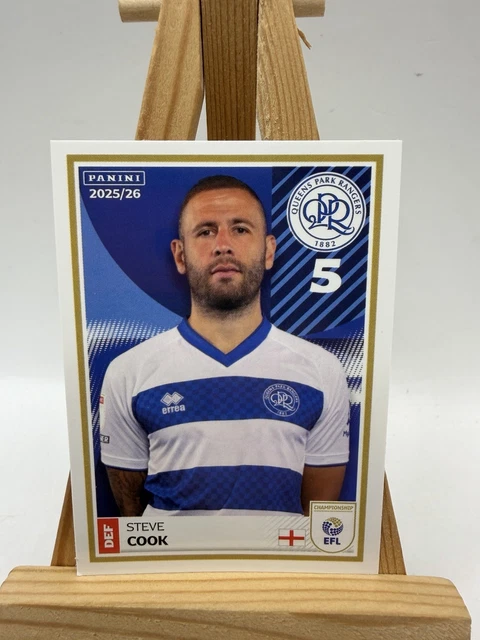 PANINI EFL 2025 - 26 STICKER Steve Cook Queens Park Rangers #316 £1.17 ...