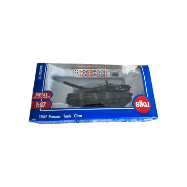 SIKU SUPER 1867 Kampfpanzer Leopard 2A6 Panzerwanne 1:87 unbespielt in ...