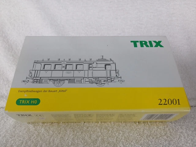 TRIX 22001 H0 Dampftriebwagen Kittel DRG Steam Railcar £139.99 ...