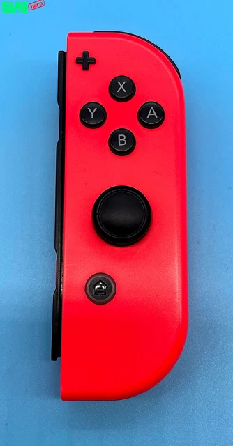 NINTENDO SWITCH OFFICIAL Right Joy Con Controller Neon Red *See ...
