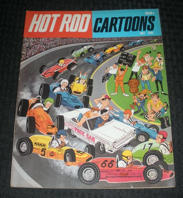 1965 MAY HOT ROD CARtoons Magazine #4 FN 6.0 Petersen Publishing ...