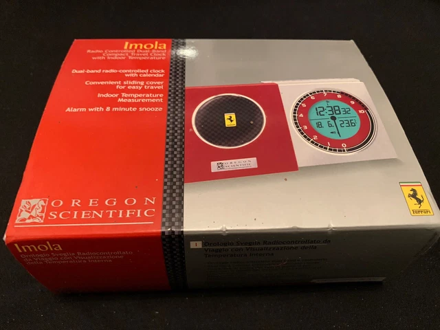 OREGON SCIENTIFIC FERRARI Orologio Radiocomandato con Calendario ...