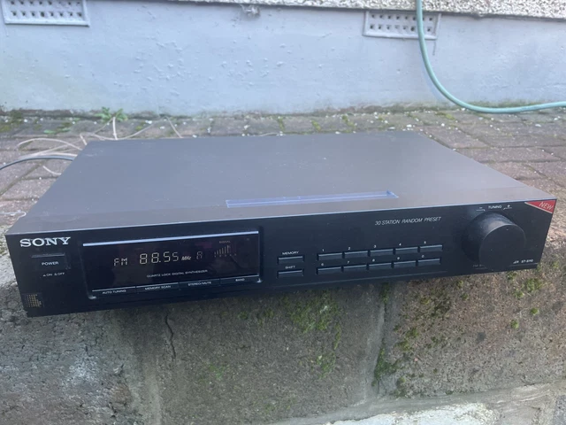 VINTAGE SONY ST-S110 Stereo Tuner Radio FM AM Black £2.21 - PicClick UK