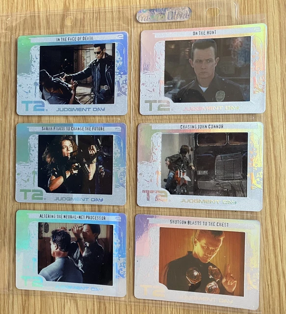 TERMINATOR 2 FILMCARDZ: CHASE CARD SET: R1 to R6 EUR 14,55 - PicClick IT