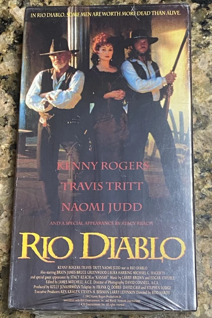 VINTAGE VHS RIO Diablo Kenny Rogers Naomi Judd Factory Sealed RARE £9. ...