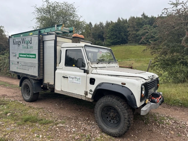 LAND ROVER DEFENDER 130 Arb Tipper Tree Surgeon £11,000.00 - PicClick UK