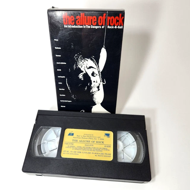 THE ALLURE OF Rock VHS Christian Documentary Eric Holmberg Heavy Metal ...