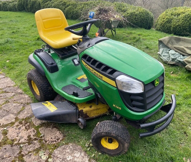 JOHN DEERE X145 Ride On Mower - 42” Deck - Lawnmower Tractor - Used £ ...