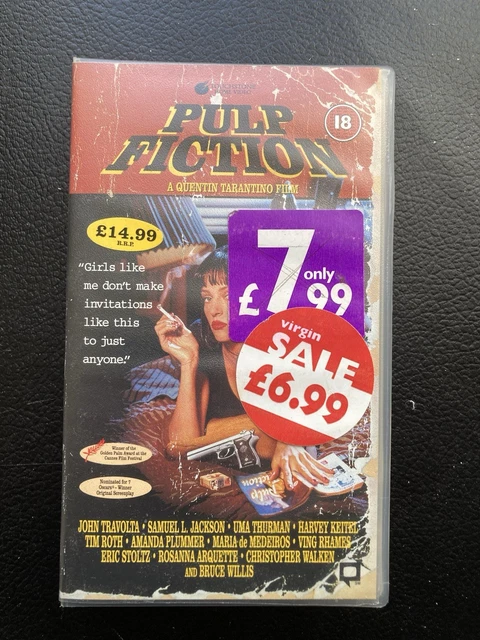 PULP FICTION VIDEO VHS Touchstone Home Video £4.99 - PicClick UK