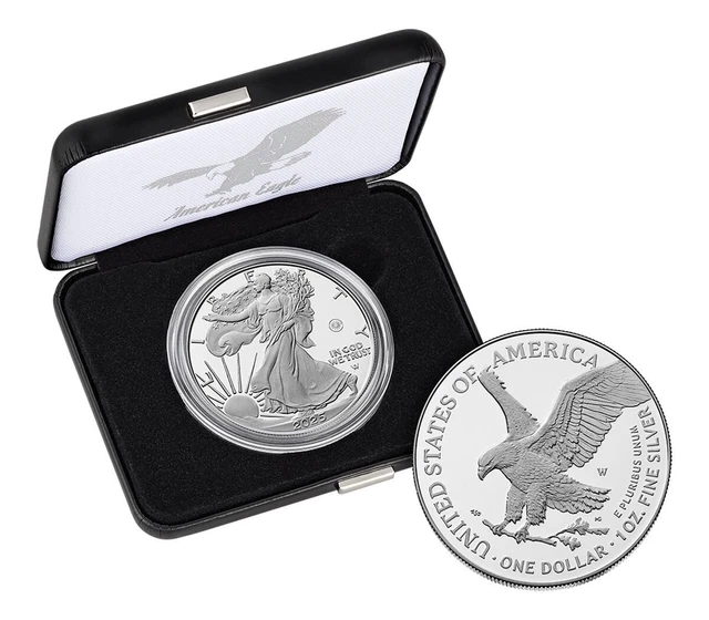 2025 LASER ENGRAVED American Eagle One Ounce Silver Proof Coin PRESALE ...