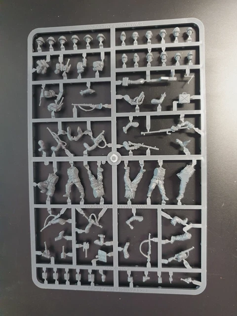 BOLT ACTION WW2 German Afrika Korps Infantry Sprue 28mm £7.99 - PicClick UK
