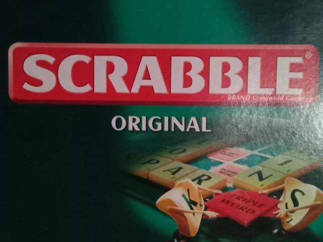 MATTEL GAMES SCRABBLE Original Every Word Counts! 2003 Complete Family ...