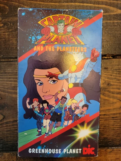 CAPTAIN PLANET GREENHOUSE Planet VHS RARE réchauffement climatique avec ...