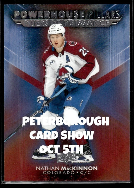 🔥2025-26 UD TIM Hortons POWERHOUSE PILLARS NATHAN MACKINNON Insert CP-5 ...