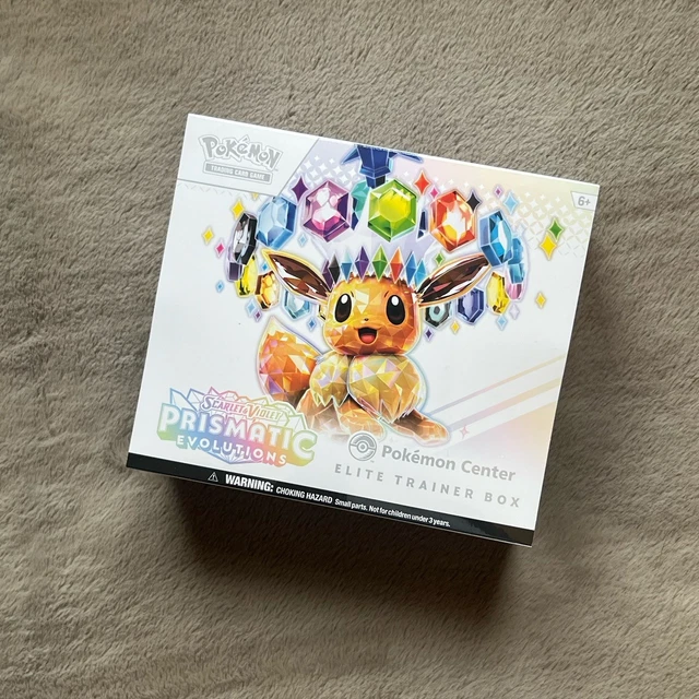 POKEMON CENTER PRISMATIC Evolutions - Elite Trainer Box - New REA ...