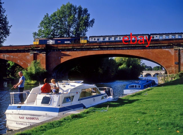 ORIGINAL MEDIUM FORMAT slide BR Class 50 no.50013 Maidenhead +rights ...