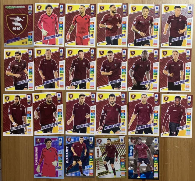 PANINI CALCIATORI ADRENALYN 2023 2024 SALERNITANA SQUADRA COMPLETA 22 ... PANINI CALCIATORI ADRENALYN 2023 2024 SALERNITANA SQUADRA COMPLETA 22 ...