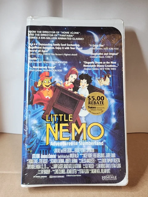 LITTLE NEMO ADVENTURES in Slumberland Movie VHS Clamshell Sealed £46.45 ...