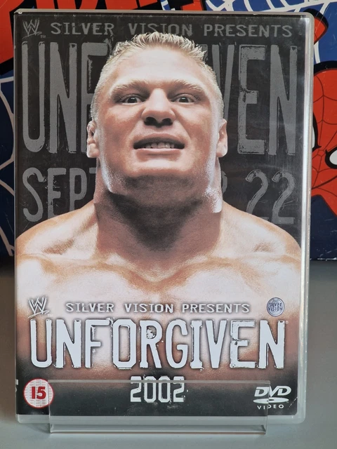 WWE UNFORGIVEN 2002 Wrestling DVD Brock Lesnar Silver Vision September ...