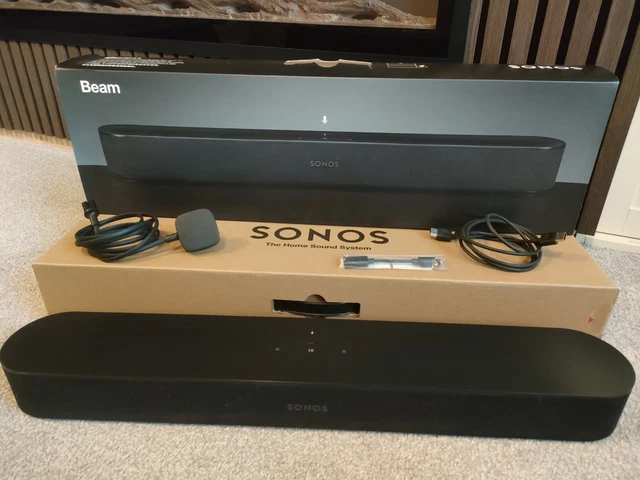 SONOS BEAM GEN:1 Soundbar Voice Control - Black £167.99 - PicClick UK