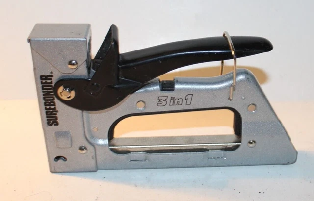 SUREBONDER 3 IN 1 Heavy Duty Staple Gun Stapler $3.99 - PicClick