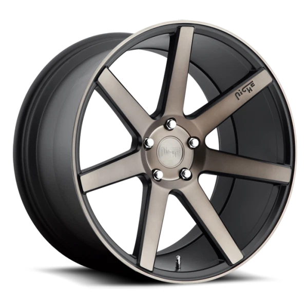 ONE 18X8 NICHE Wheels M150 Verona 5x114.3 ET40 Black Machined Face ...