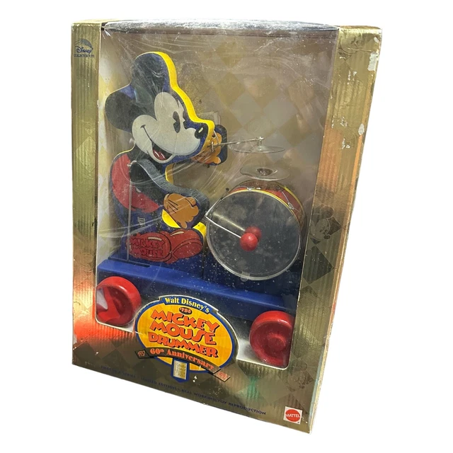 MATTEL FISHER PRICE Walt Disney's Mickey Mouse Drummer 60th Anniversary ...