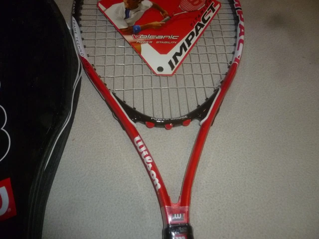 TENNIS RACKET WILSON Impact Volcanic Frame Technology 4 1/2" Grip ...