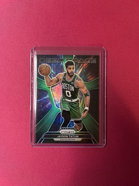 2023-24 PANINI PRIZM Deep Space #10 JAYSON TATUM Prizm verde Boston ...