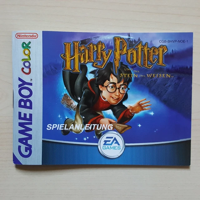 HARRY POTTER STEIN der Weisen Anleitung Spielanleitung Nintendo Gameboy ...