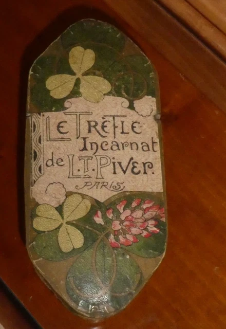 ANCIENNE BOITE PARFUM Le Trèfle Incarnat de L.T.T Piver Paris Art Nouveau EUR 30,00 - PicClick FR